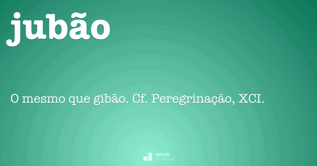 Jubão - Dicio, Dicionário Online de Português