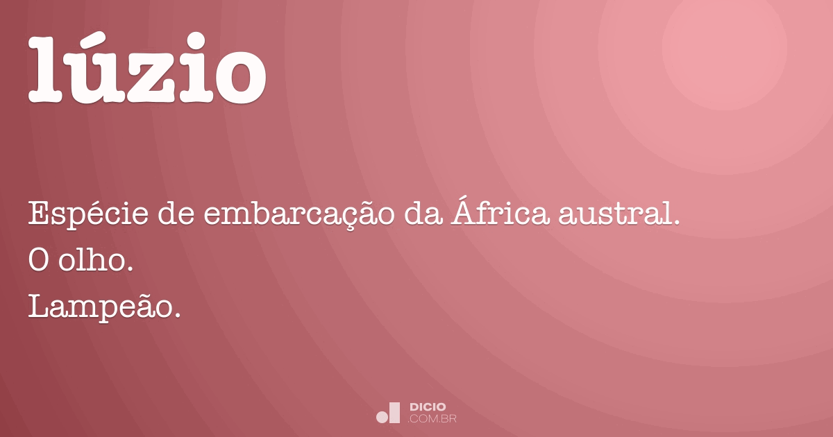 Lúzio - Dicio, Dicionário Online de Português