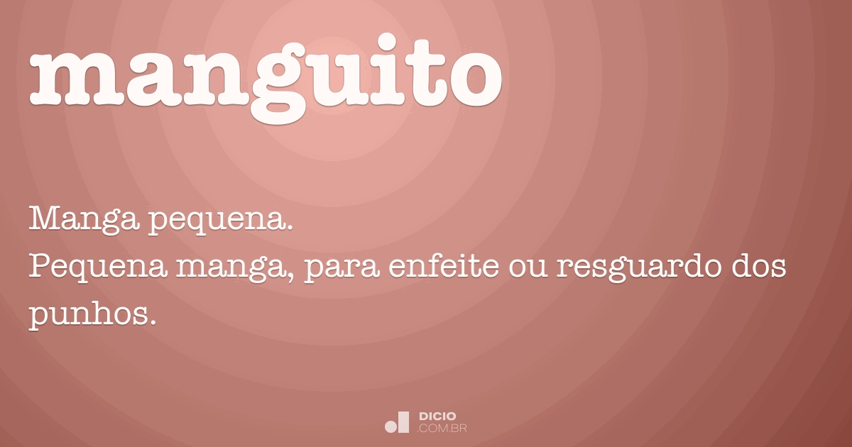 Manguito - Dicio, Dicionário Online de Português