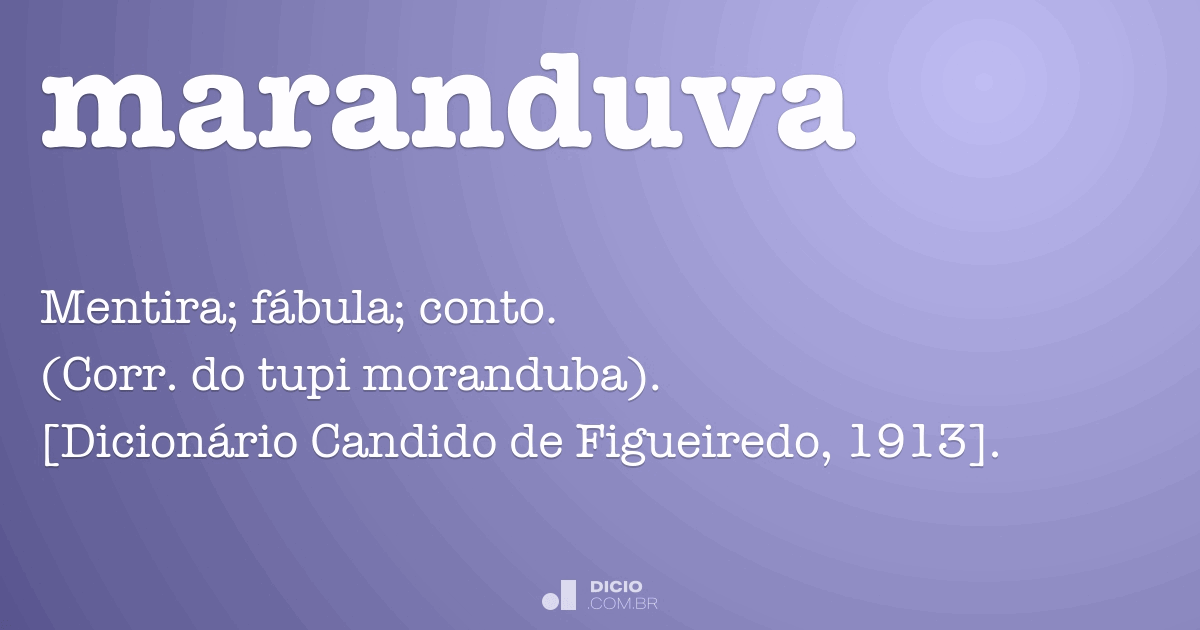 Maranduva - Dicio, Dicionário Online de Português