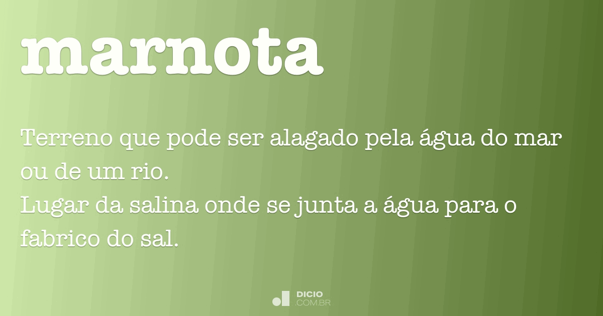 Marnota - Dicio, Dicionário Online de Português