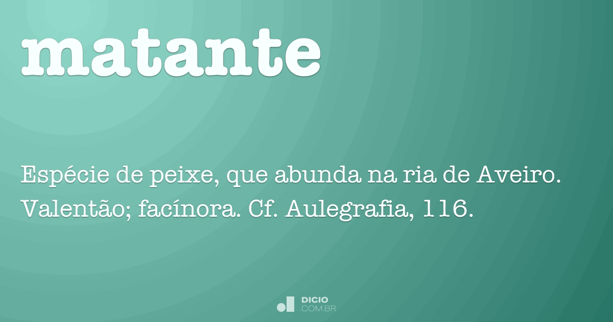 Matante - Dicio, Dicionário Online de Português