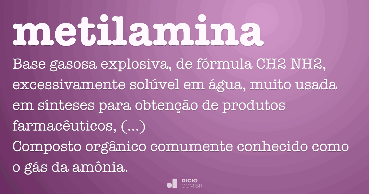Metilamina Para Que Serve - FDPLEARN