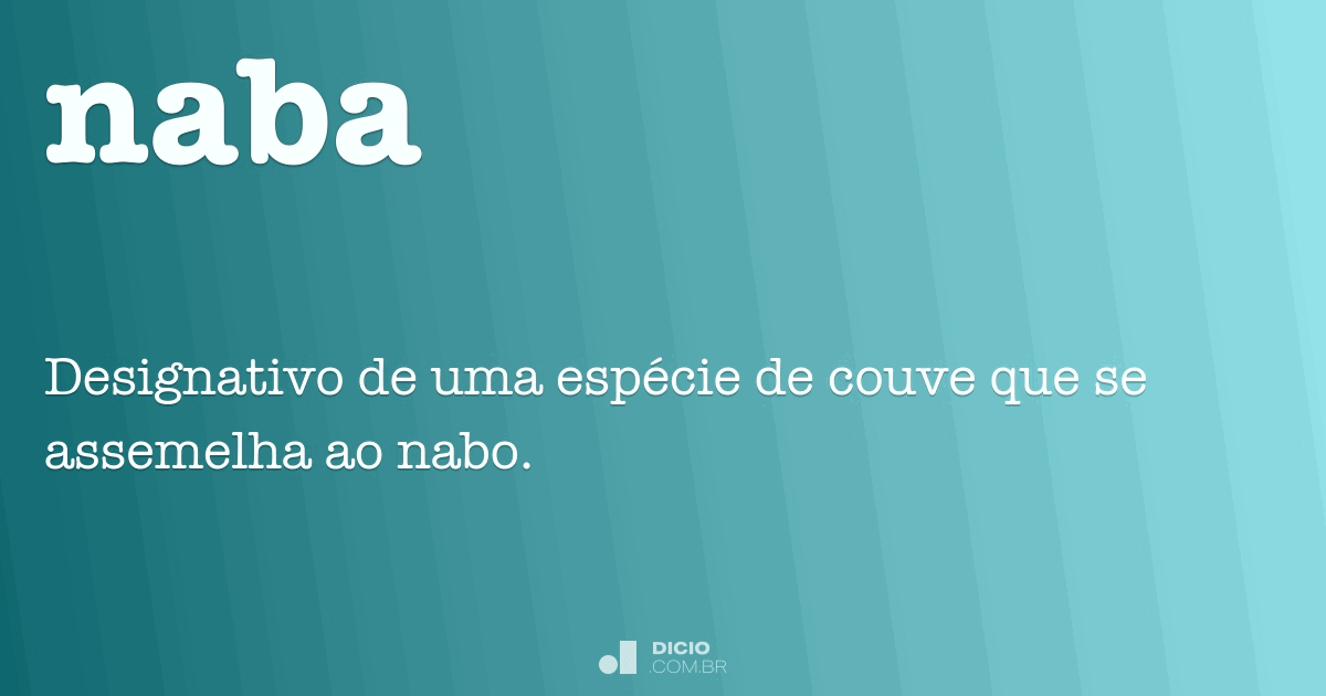 Naba - Dicio, Dicionário Online de Português