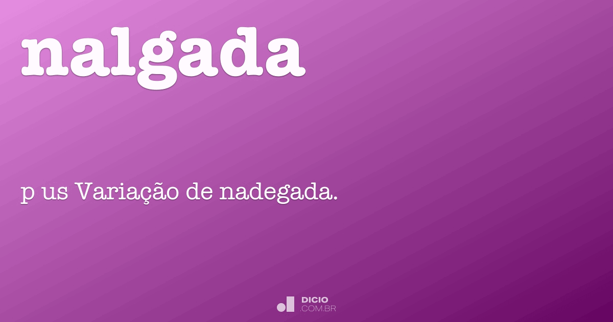 Nalgada Dicio Dicionário Online De Português