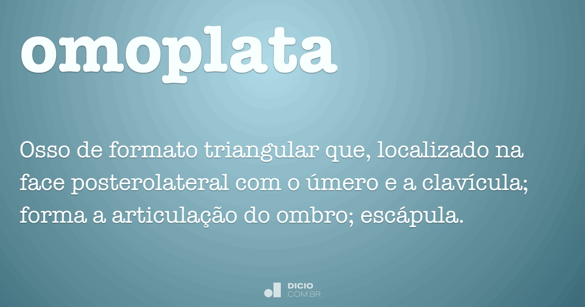 Omoplata - Dicio, Dicionário Online de Português