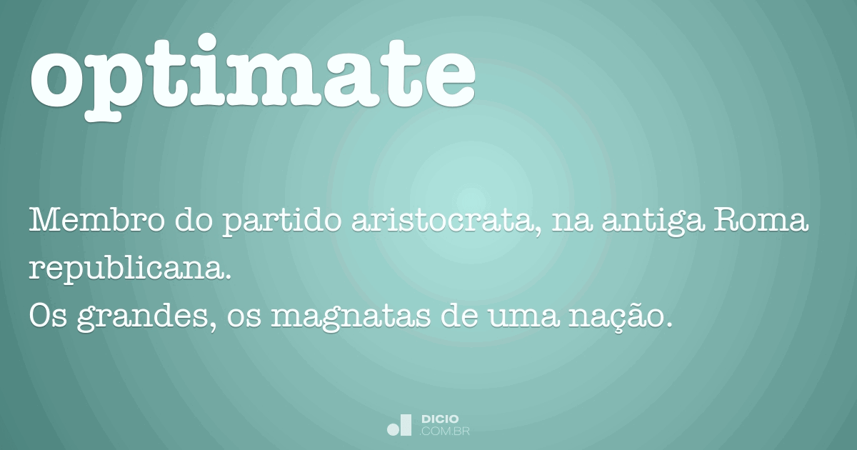 Optimate - Dicio, Dicionário Online de Português