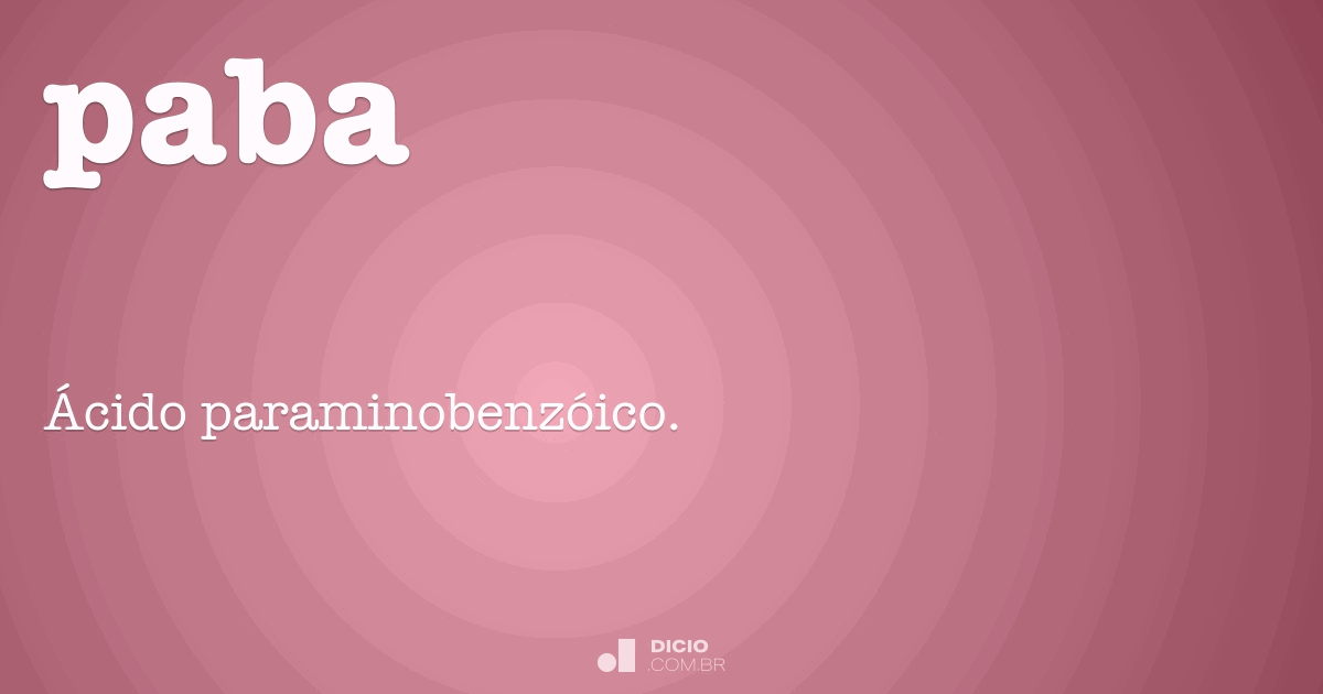 Paba - Dicio, Dicionário Online de Português