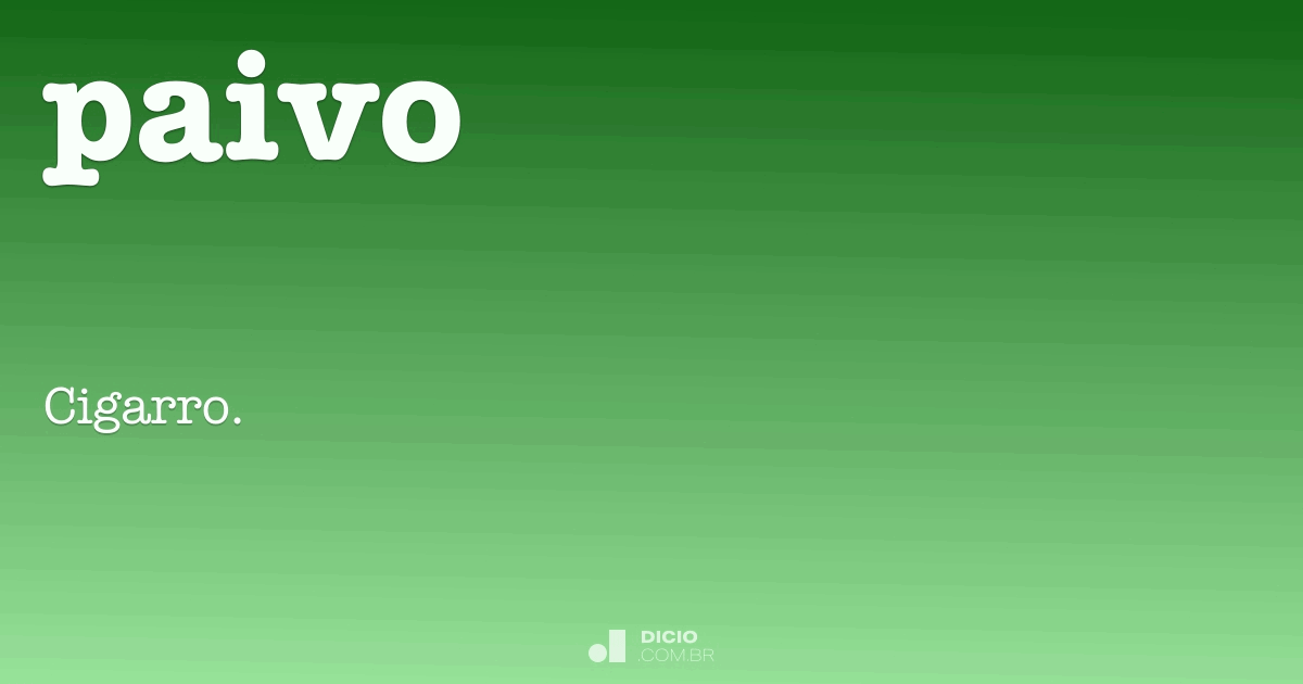 Paivo - Dicio, Dicionário Online de Português