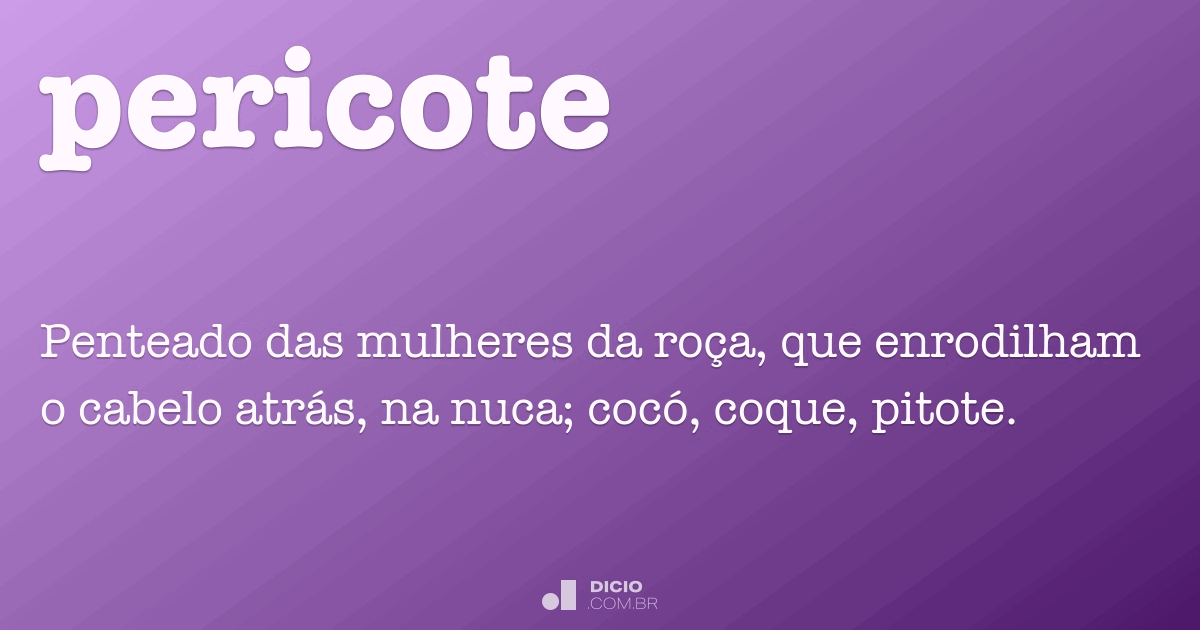 Pericote - Dicio, Dicionário Online de Português
