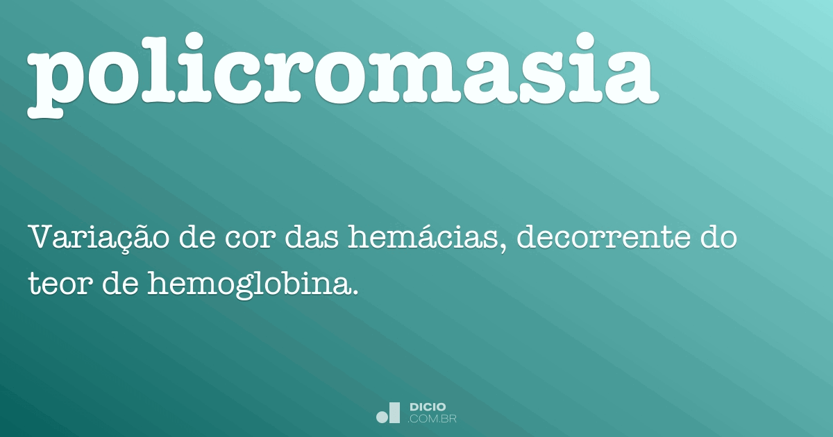 Policromasia - Dicio, Dicionário Online de Português