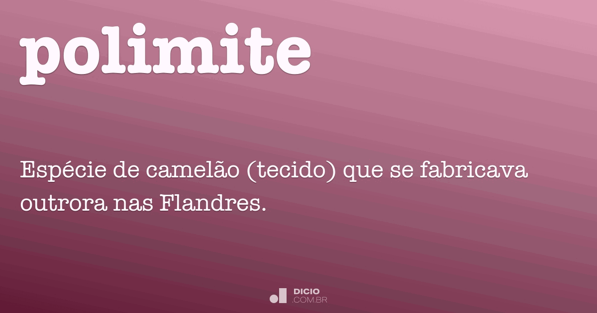 Polimite - Dicio, Dicionário Online de Português