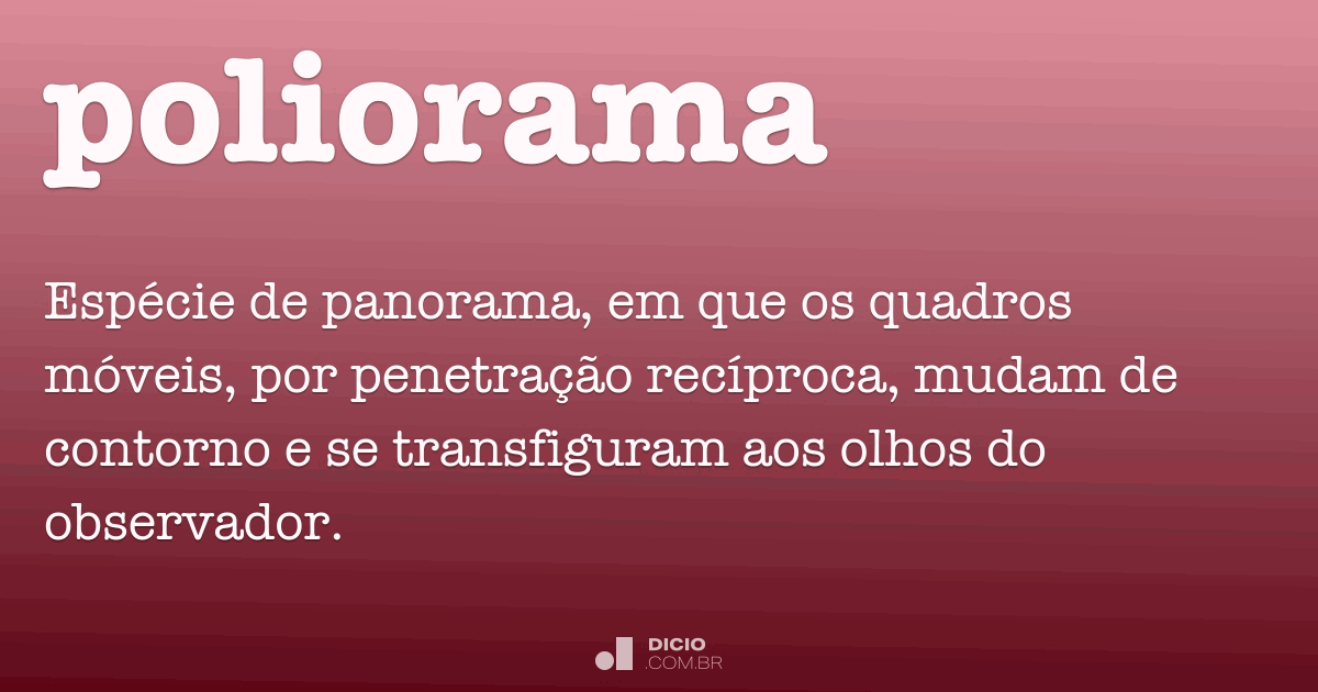 Poliorama - Dicio, Dicionário Online de Português