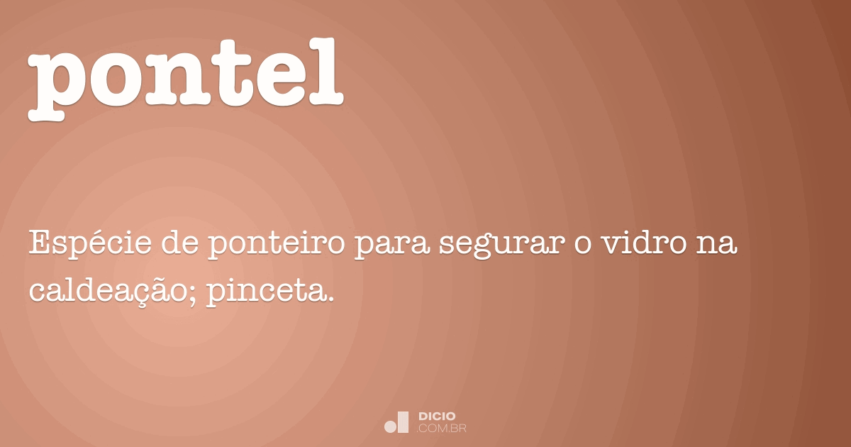 Pontel - Dicio, Dicionário Online de Português