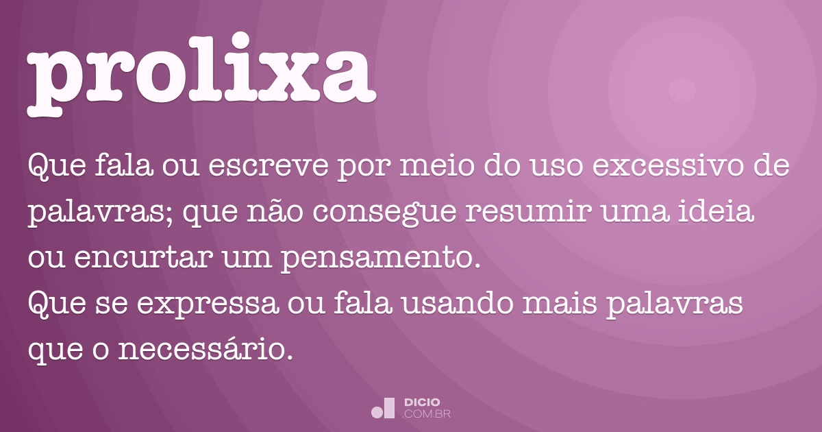 Como Se Pronúncia Prolixo - RETOEDU