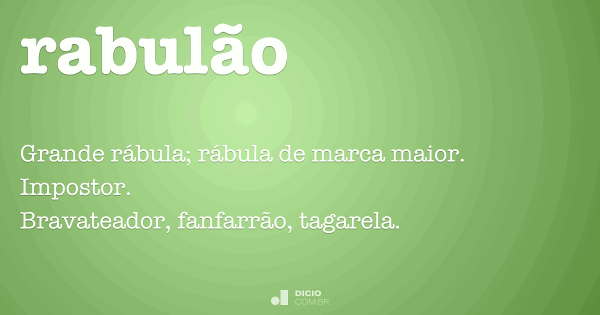 Rabulão - Dicio, Dicionário Online de Português