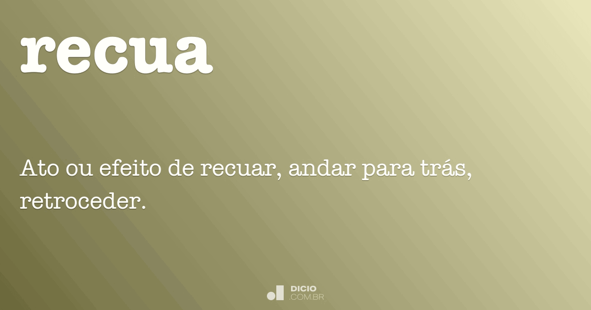 Recua - Dicio, Dicionário Online de Português