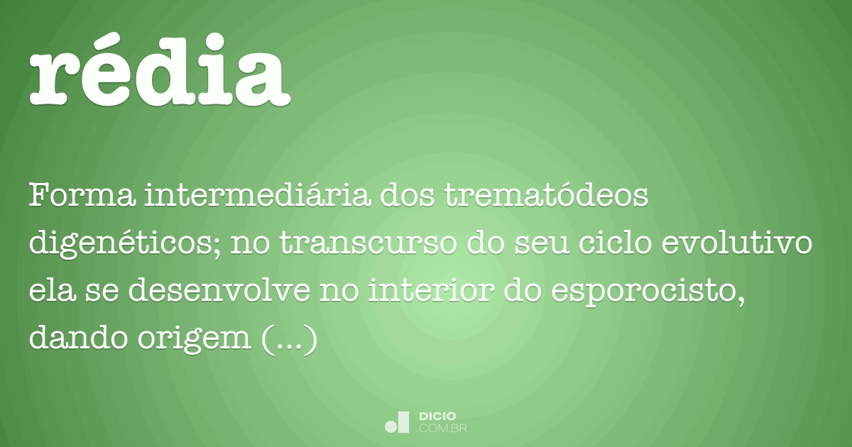 Rédia - Dicio, Dicionário Online de Português