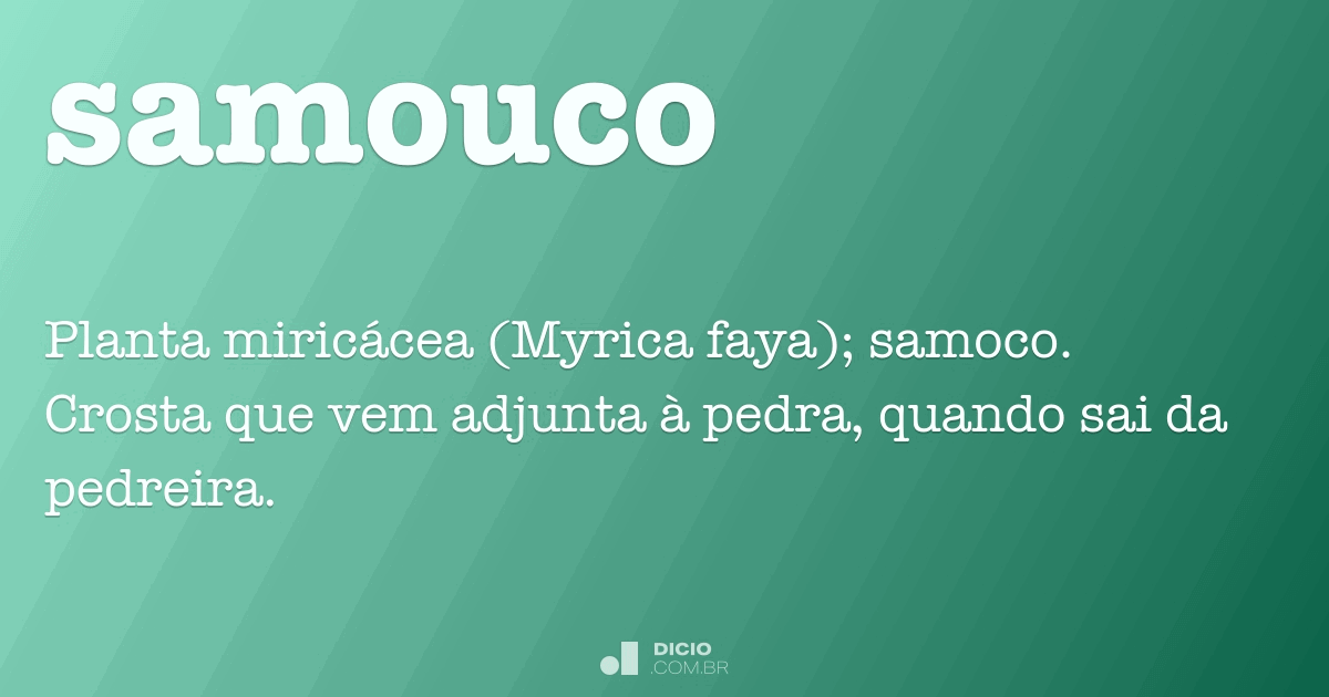 Samouco - Dicio, Dicionário Online de Português
