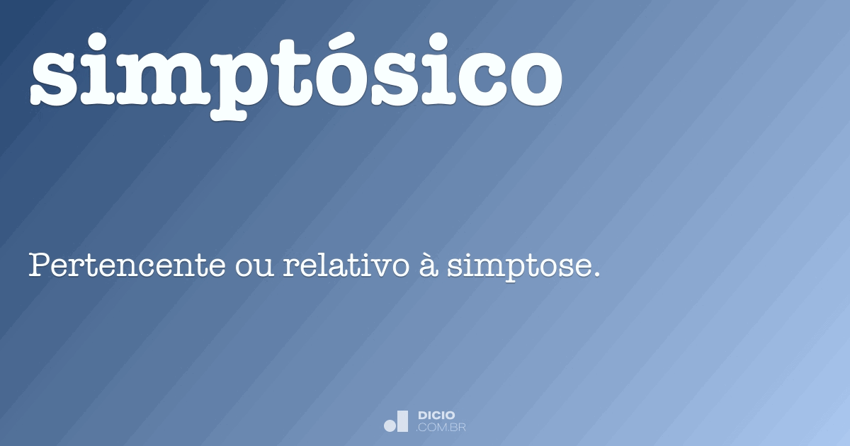 Simptósico - Dicio, Dicionário Online de Português
