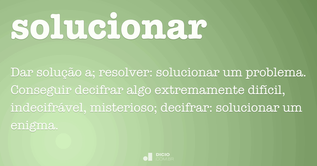 Solucionar