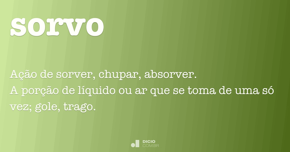 Sorvo - Dicio, Dicionário Online de Português