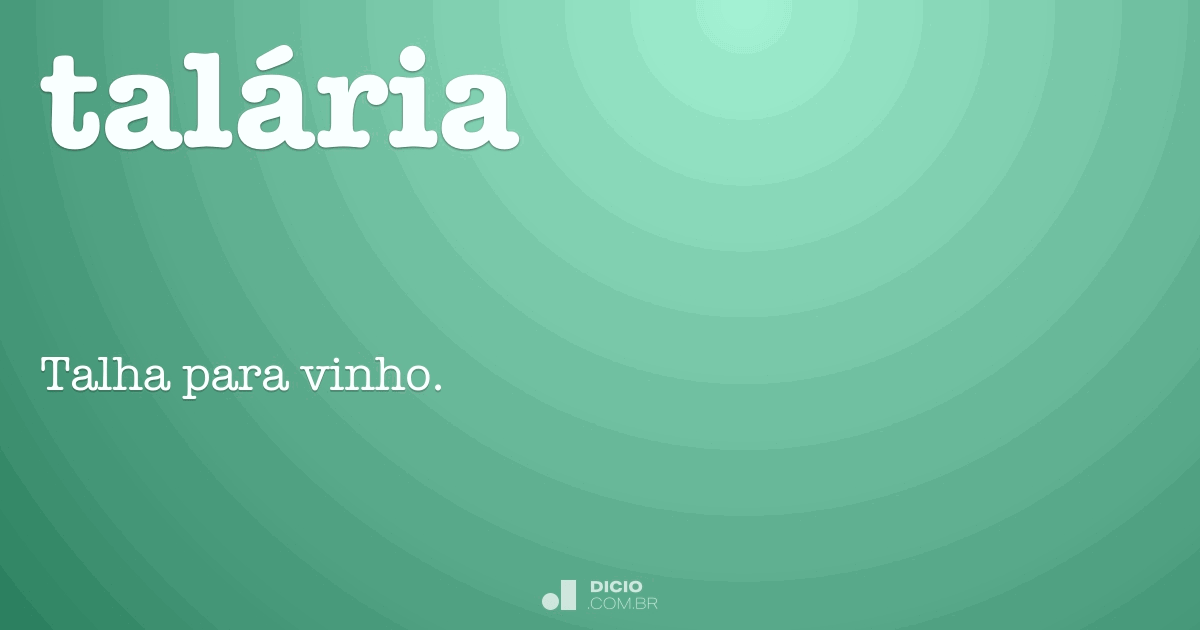 Talária - Dicio, Dicionário Online de Português