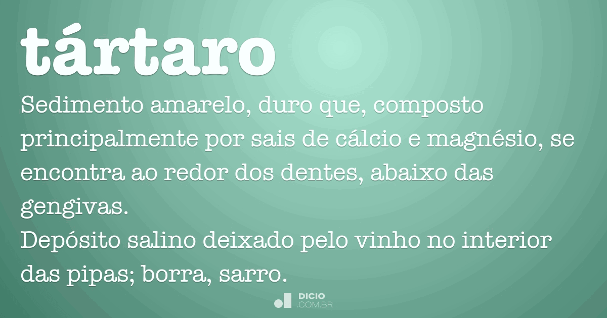 Tártaro - Dicionário Online de Português