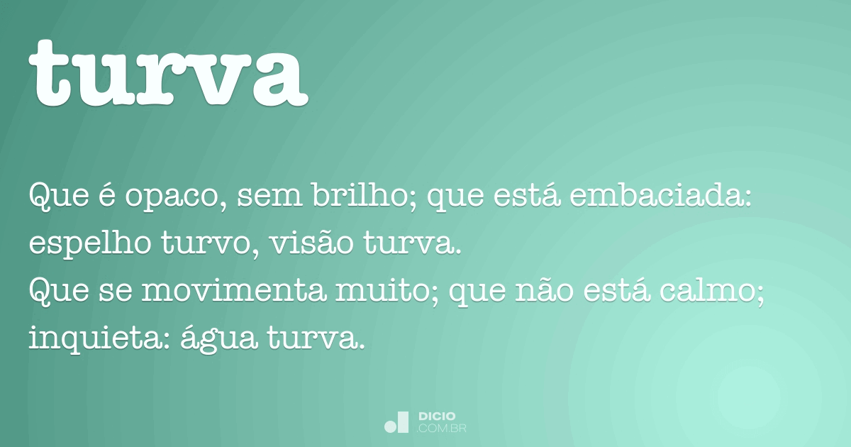 Turva - Dicio, Dicionário Online de Português