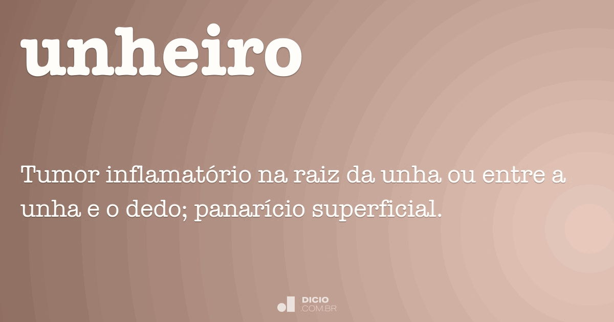 Unheiro - Dicio, Dicionário Online de Português