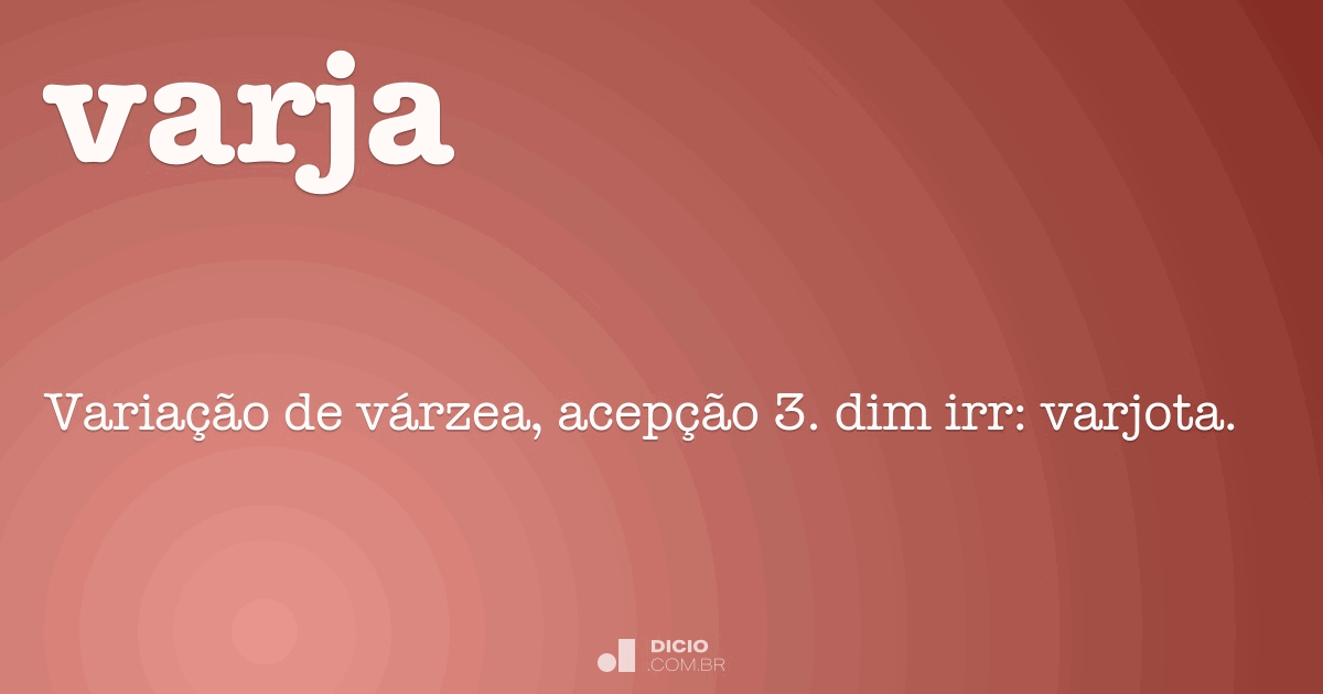 Varja - Dicio, Dicionário Online de Português