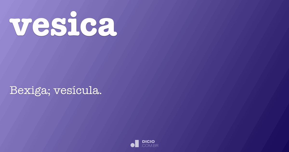 Vesica - Dicio, Dicionário Online de Português