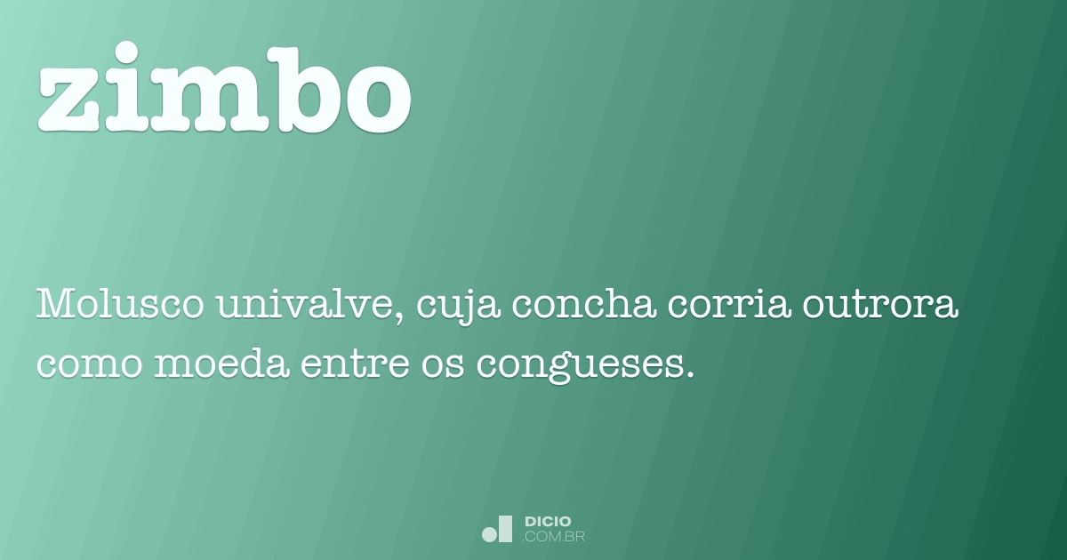 Zimbo - Dicio, Dicionário Online de Português