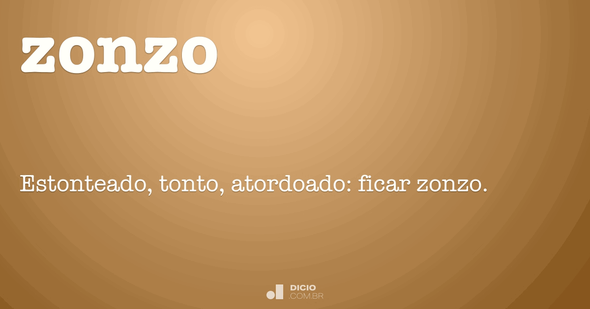 Zonzo - Dicio, Dicionário Online de Português